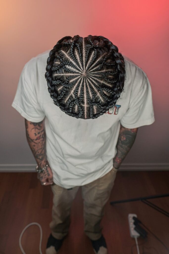 Best Cornrows hairstyle: Art Cornrows - 1n only Hippie Buddha